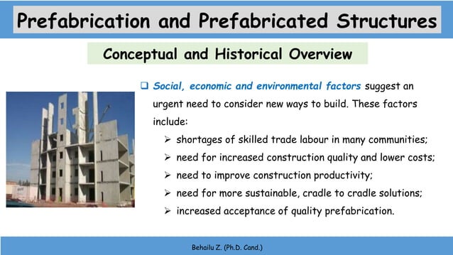 Lecture 3 - Prefabrication and Prefabricated Structures.pptx