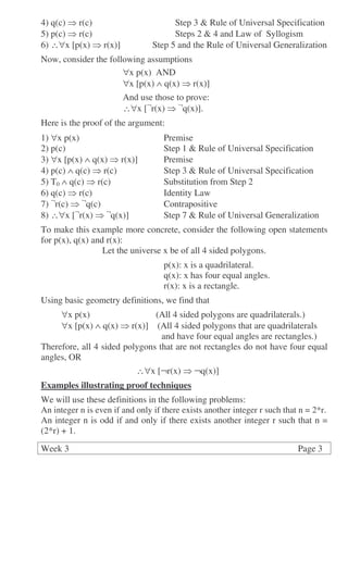 Lecture 3 qualtifed rules of inference | PDF