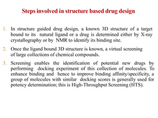Lecture 3 rational drug design | PPT
