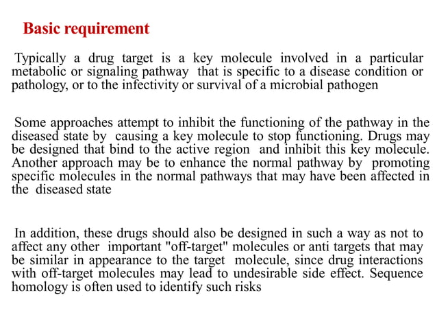 Lecture 3 rational drug design | PPT