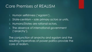 Lecture 3 - The concept of Realism Vs Liberalism.How different theorist ...