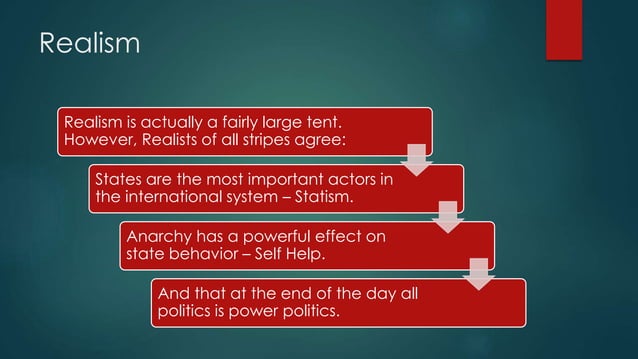 Lecture 3 - The concept of Realism Vs Liberalism.How different theorist ...