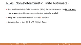 Lecture 3 RE NFA DFA | PDF