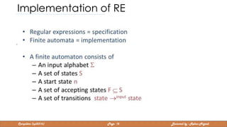 Lecture 3 RE NFA DFA | PDF