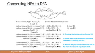 Lecture 3 RE NFA DFA | PDF