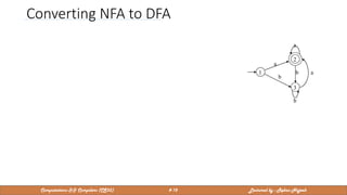 Lecture 3 RE NFA DFA | PDF