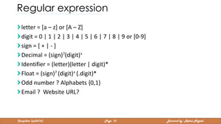 Lecture 3 RE NFA DFA | PDF