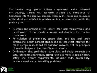 Lecture 3 - Research & Design Process - Commercial-Institutional ...