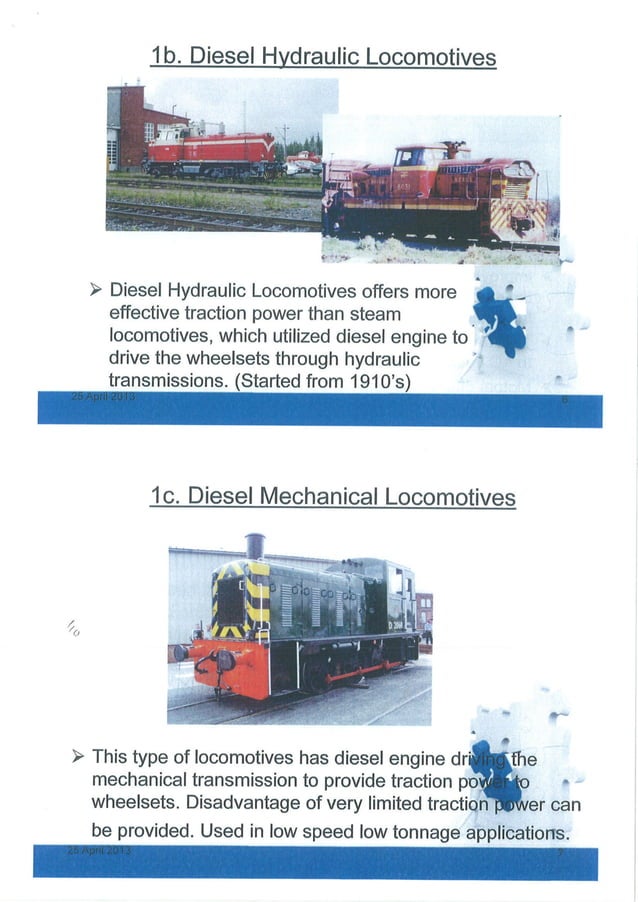 Lecture 3 rolling stock-an introduction-130426 | PDF