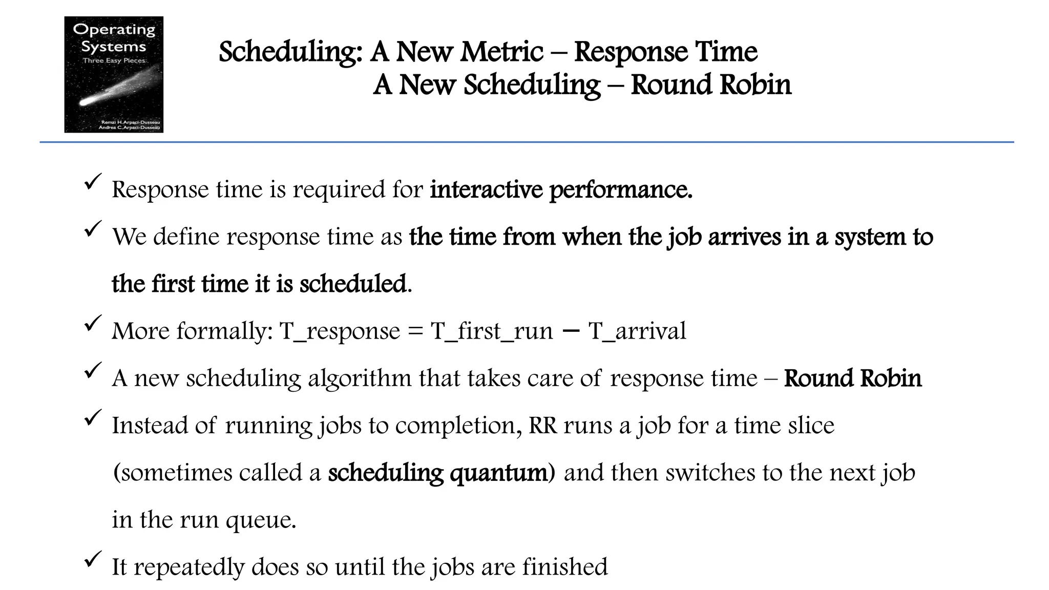 Lecture 3 - Scheduling - Operating System | PPTX