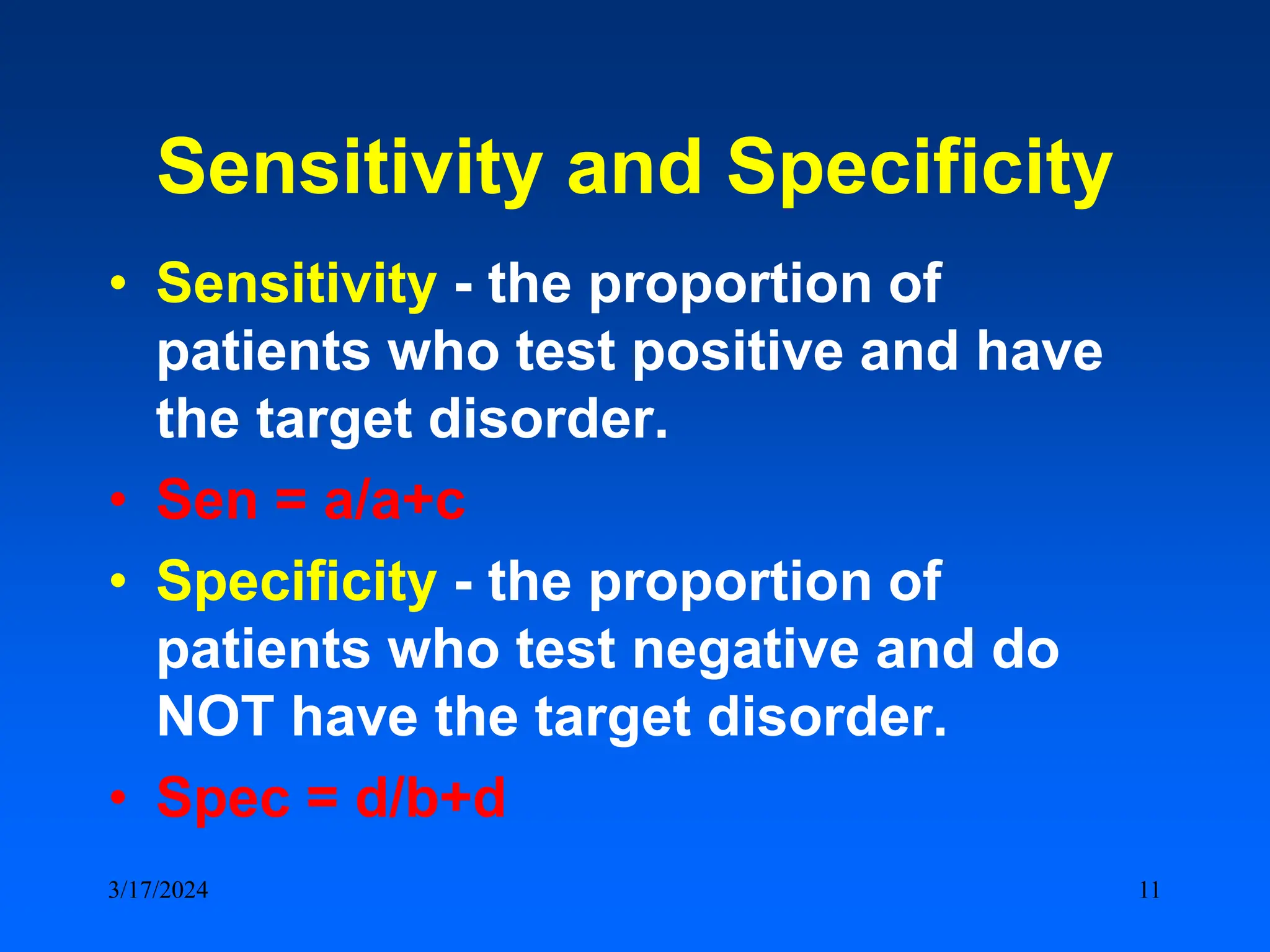 Lecture 3 -Screening tests.ppt presentation | PPT