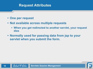 Lecture 3: Servlets - Session Management | PDF | Web Development | Internet