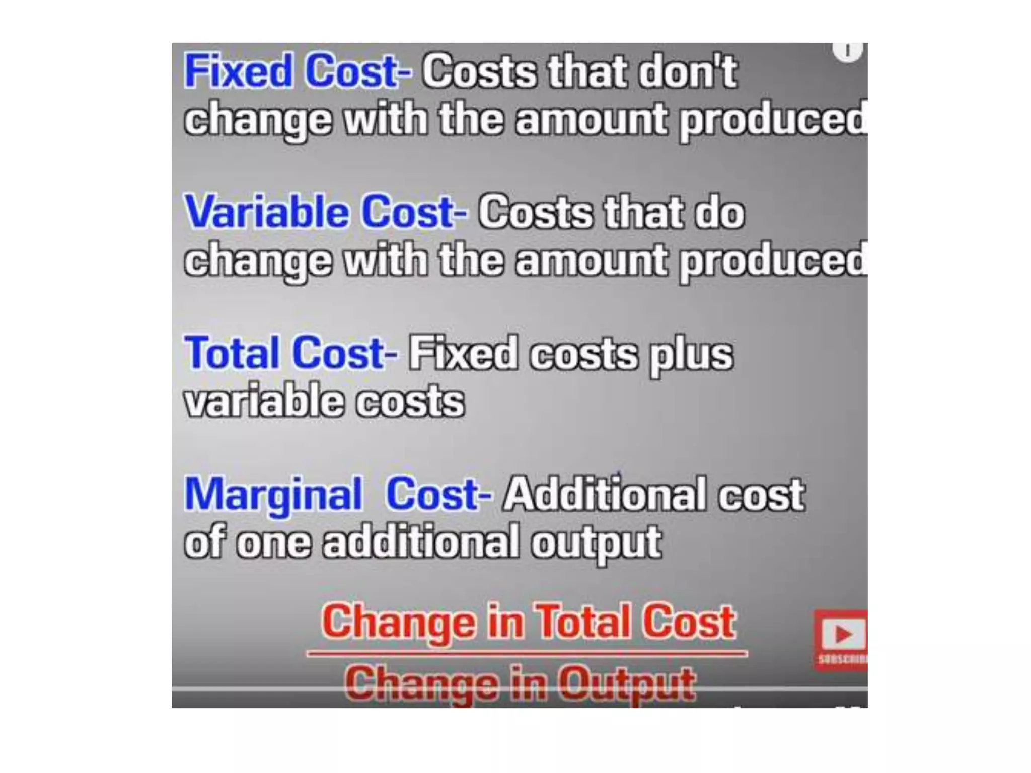 Lecture 3 Seven Cost Concepts | PPT