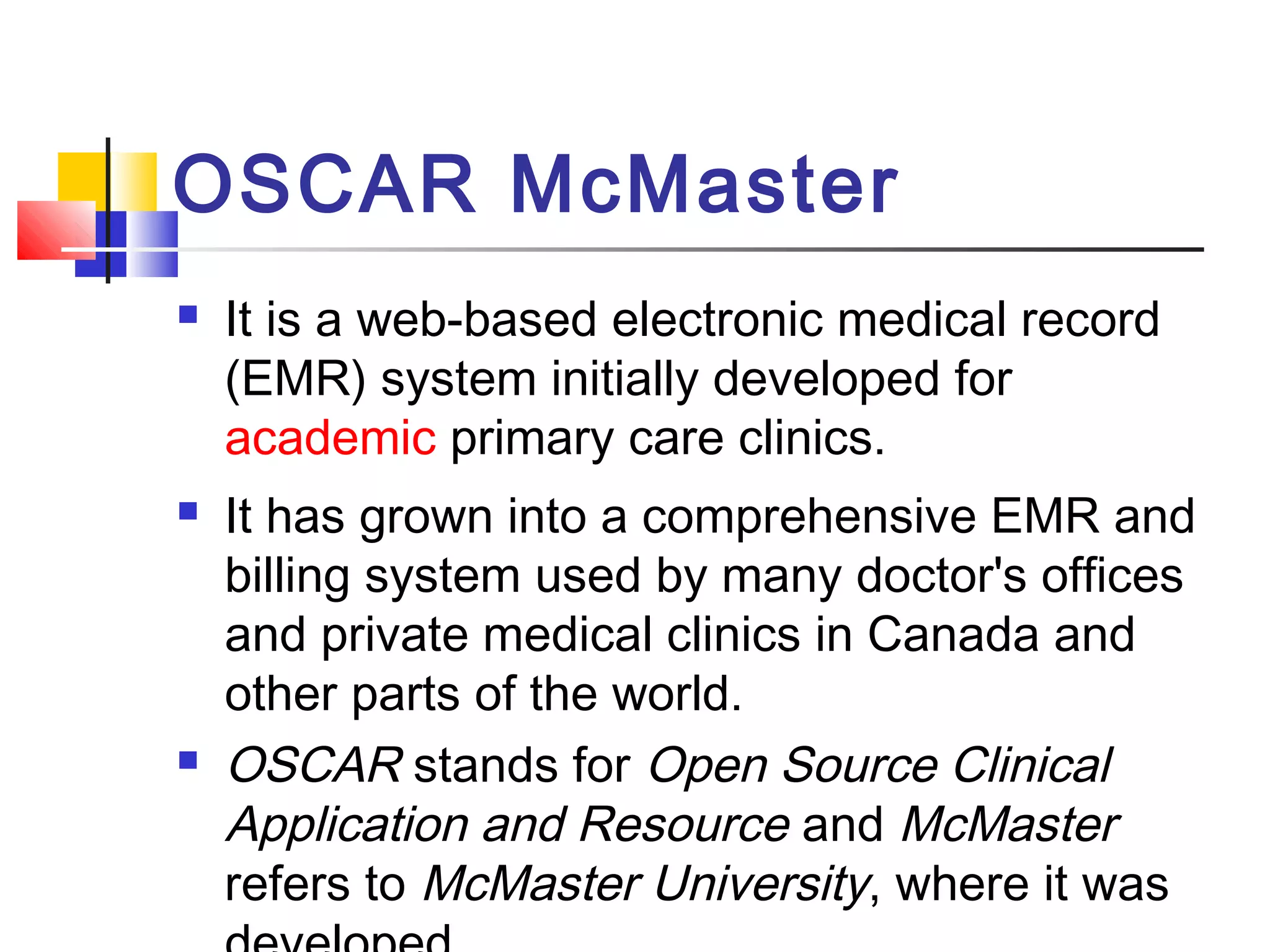 Lecture 3 softwares used in health care (2) | PPT