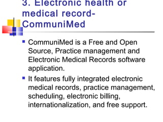 Lecture 3 softwares used in health care (2) | PPT