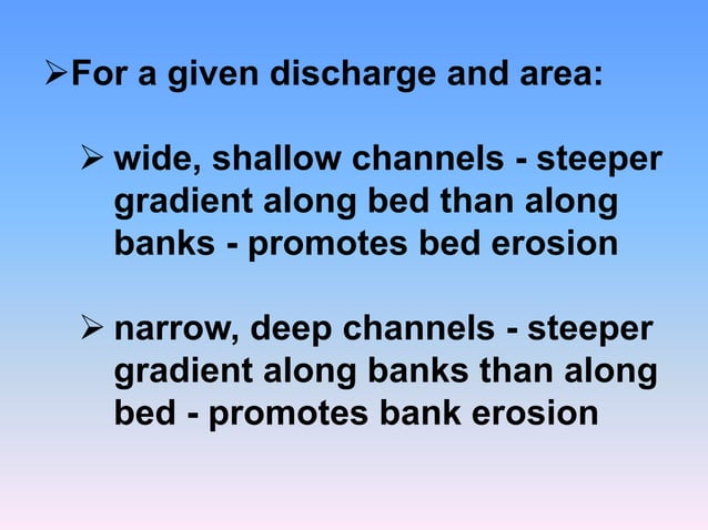 Lecture3 - Streams Sediments.ppt | Geography | Science