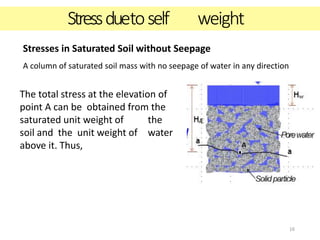 Lecture 3 stresses in soil mass | PDF