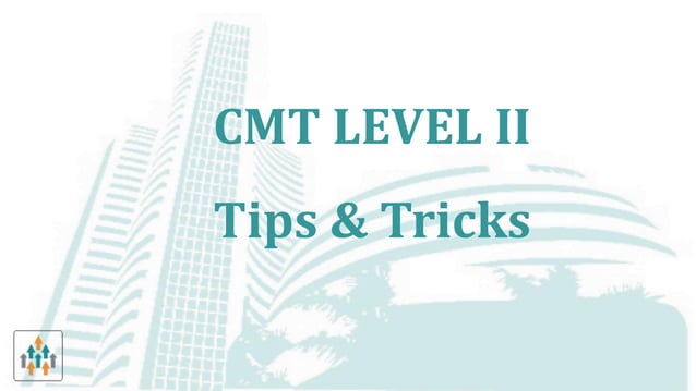Lecture 3 study guide & tip & tricks to crack cmt level ii | PDF