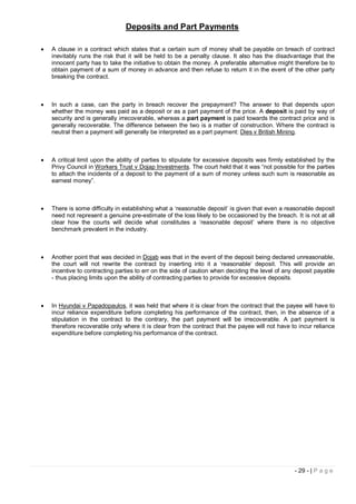 Lecture 3 study notes - contract law | PDF