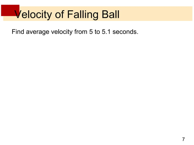 Lecture 3 tangent & velocity problems | PPT