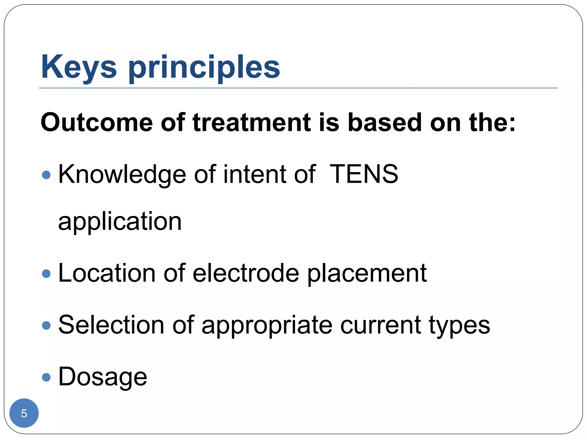 Transcutaneous electrical nerve stimulation (TENS) | PPTX
