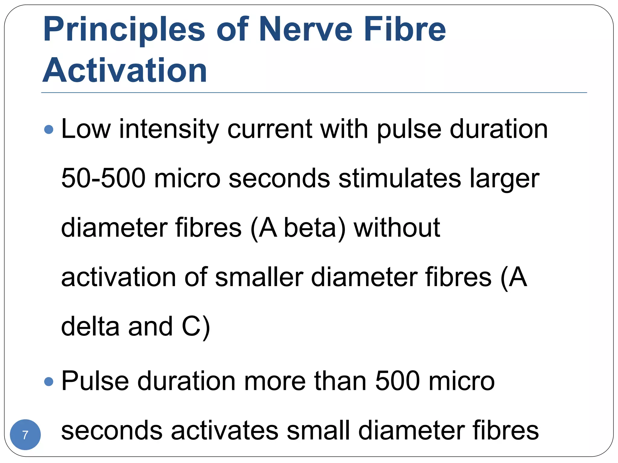 Transcutaneous electrical nerve stimulation (TENS) | PPTX