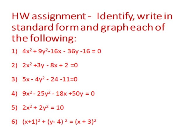 Lecture 3 The Ellipse The Hyperbola Pdf Pdf