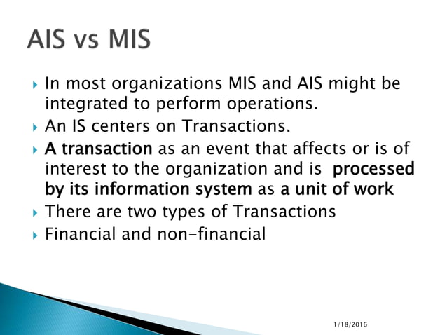 Lecture 3 the information system by an accountant's prospective-2 ais ...