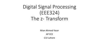 Lecture 3-The z transform.pptx