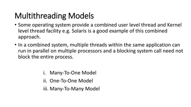 Lecture 3 threads | PPTX