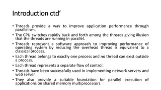 Lecture 3 threads | PPTX