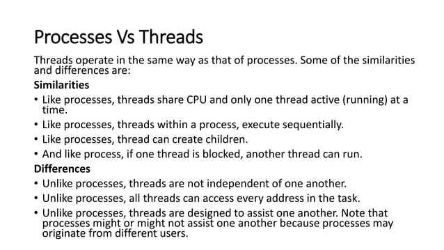 Lecture 3 threads | PPTX