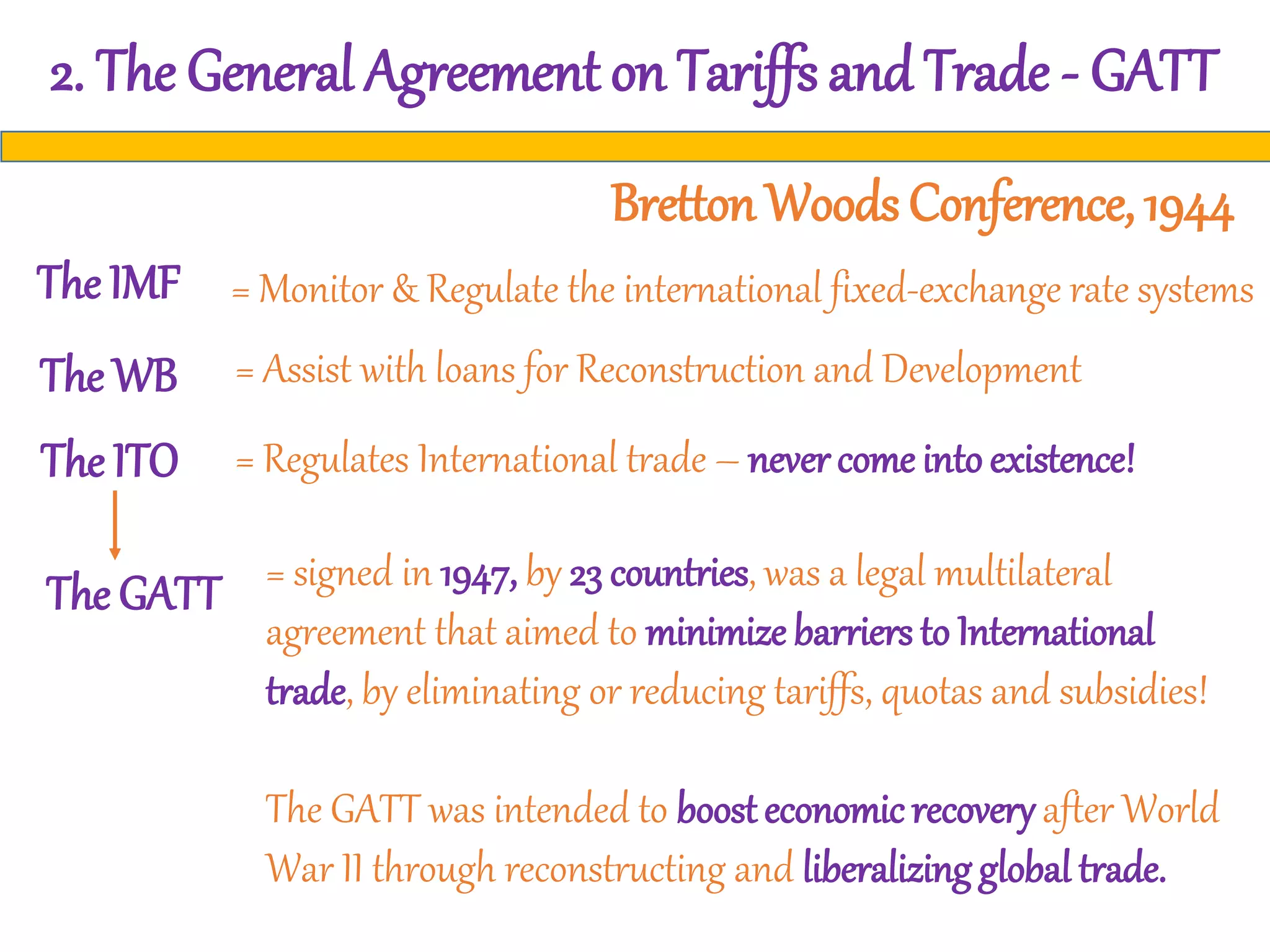 Lecture 3 Trade liberalization | PPTX