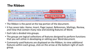 Lecture 3 use word processing for technical report | PPTX