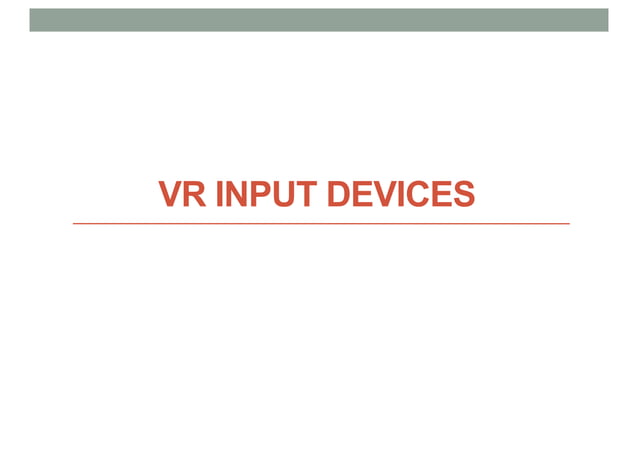 COMP 4010 - Lecture 3 VR Systems | PDF