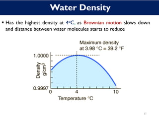 Lecture 3- Water 1.introduction to water. its structure | PDF