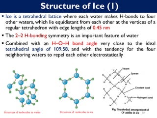 Lecture 3- Water 1.introduction to water. its structure | PDF