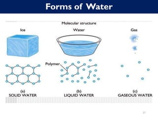 Lecture 3- Water 1.introduction to water. its structure | PDF