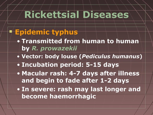 Lecture 30 Rickettsia and Coxiella | PPT