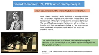 Lecture 3: Theories of Learning Part 1 | PPTX