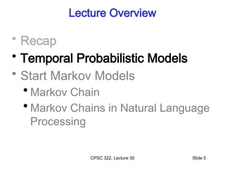 Prolecture31-2012bProbability and time markov chain.ppt
