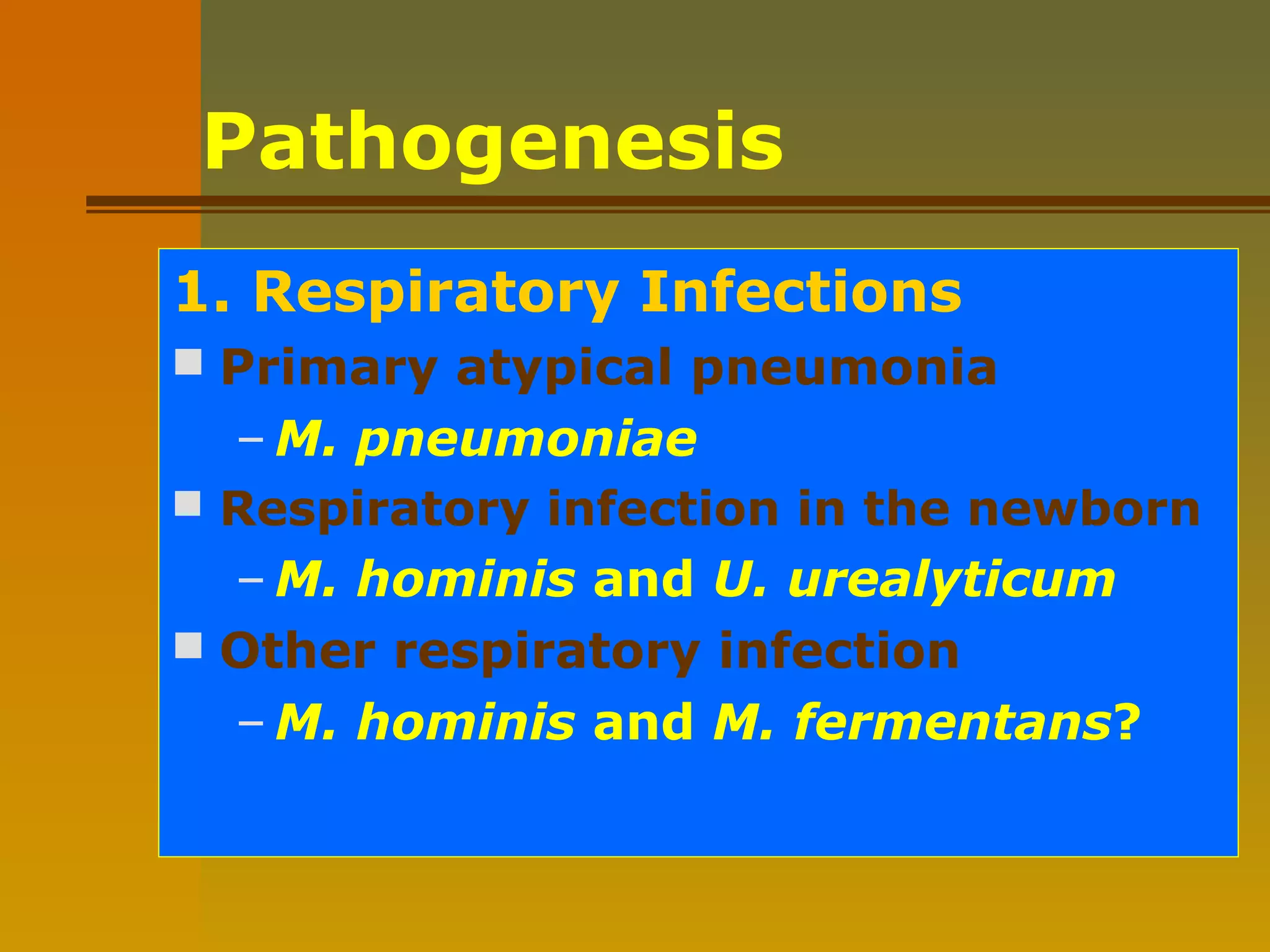 Lecture 31 Mycoplasms | PPT
