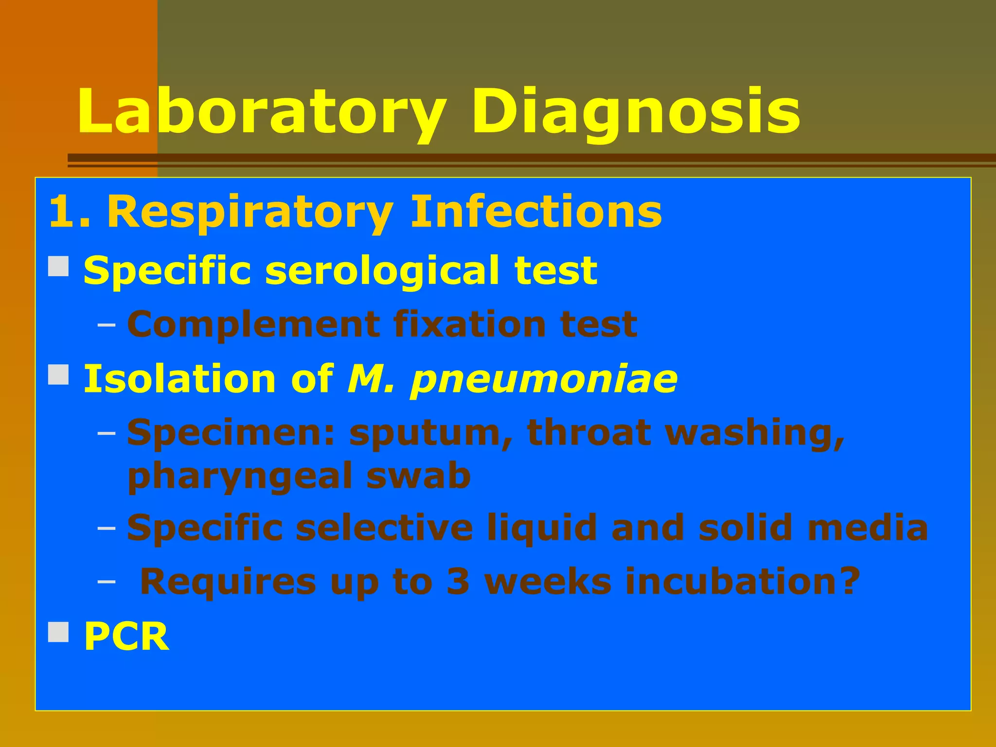 Lecture 31 Mycoplasms | PPT