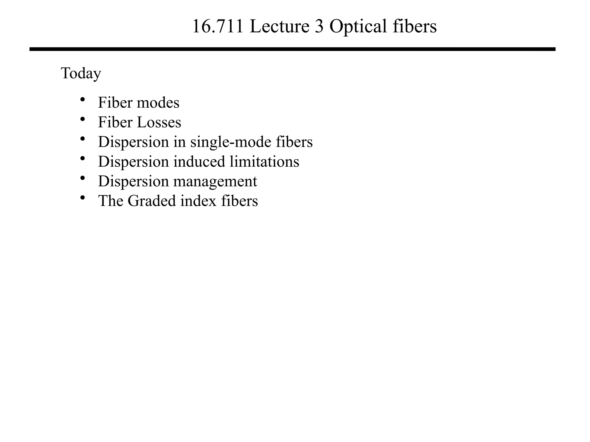Fiber modes --- single mode and multi-mode fibers | PPTX