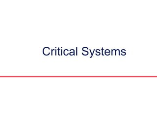 Critical Systems | PPT