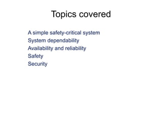 Critical Systems | PPT