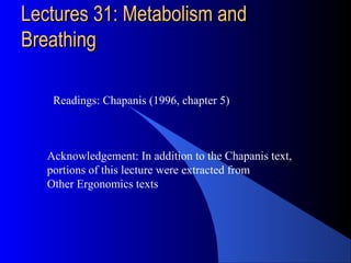 Lecture31 adv metabolism | PPT