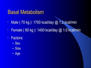 Lecture31 adv metabolism | PPT