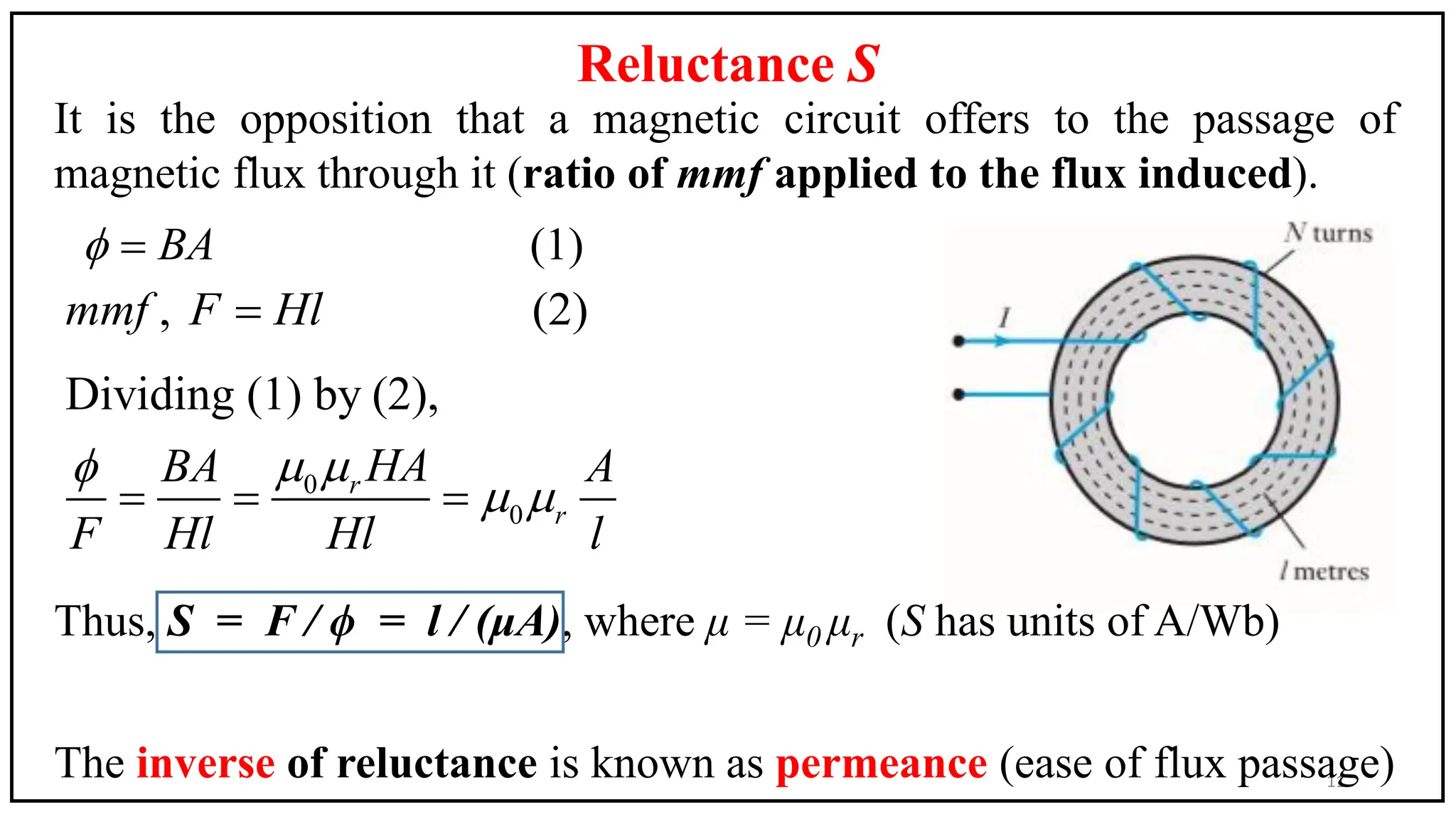 magnetic circuit of basic electrical eng | PDF