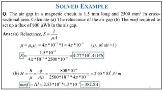 magnetic circuit of basic electrical eng | PDF